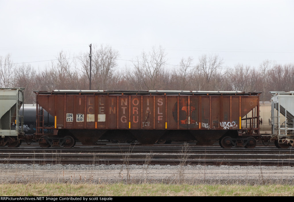 INTX 47460 Illinois Central Gulf hopper